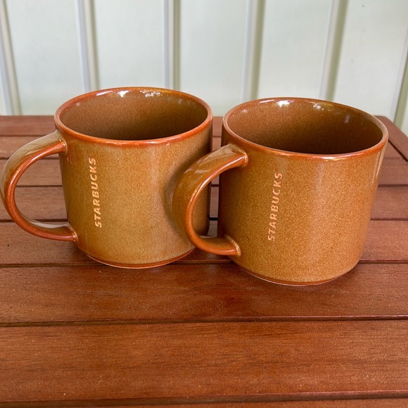 Starbucks | Dining | 2 Stackable Starbucks Mugs From 23 14 Oz Cinnamon ...